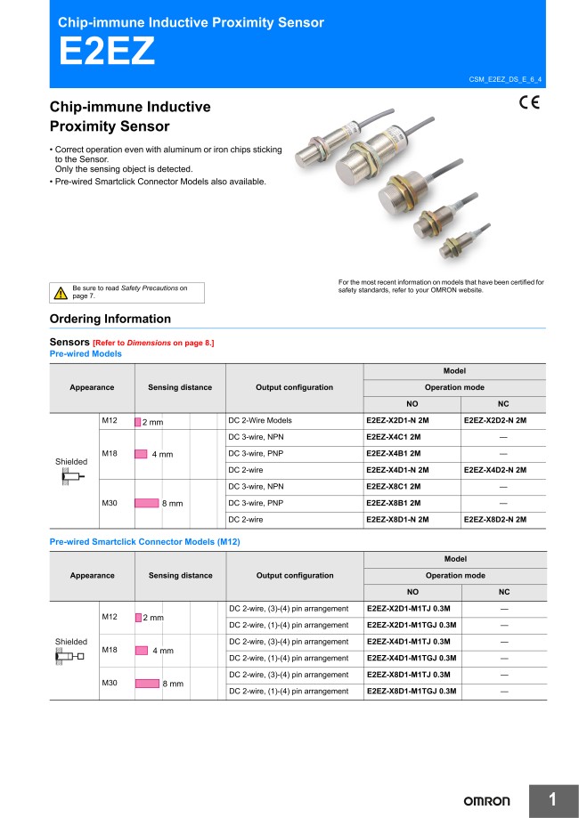 Sensor de proximidad de detección de virutas de aluminio [E2EZ] from ...